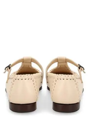 Hereu Alcover Moccasin With Buckle - Ivory