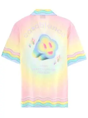 Casablanca Flaming Tennis Ball' Shirt - Multicolour