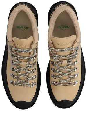 Diemme Cornaro Rubber Leather Shoes - Beige