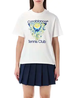 Casablanca Tennis Club Icon T-shirt - White