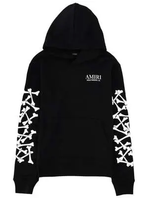 Amiri Printed Cotton Sweatshirt - Black