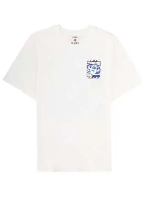 Casablanca T Shirt With Print - White