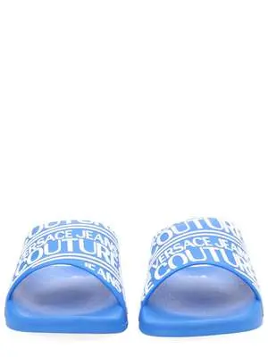 Versace Logo Slides - Blue