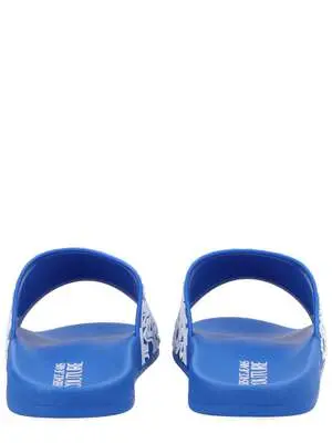 Versace Logo Slides - Blue