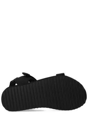 Versace Strappy Platform Sandals - Black
