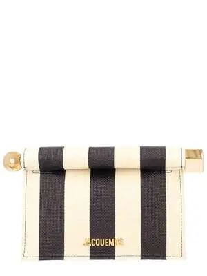 Jacquemus Rond Carré Small Clutch Bag Beige
