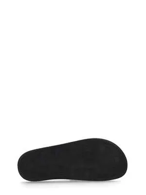 Versace Printed Slides - Black