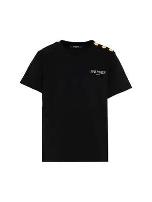 Balmain T-shirt With Logo - Black