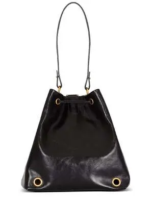 Balmain Pulse Convertible Leather Backpack - Black