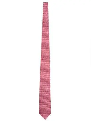 FERRAGAMO Silk Neck Tie - Red