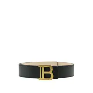 Balmain Leather Belt - Black