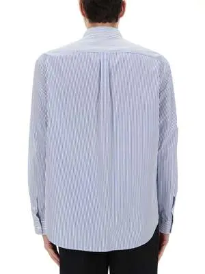 Balmain Shirt With Logo - Azure