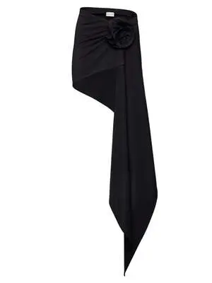 Magda Butrym Asymmetrical Skirt - Black