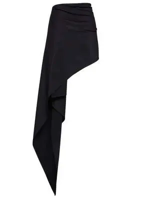 Magda Butrym Asymmetrical Skirt - Black