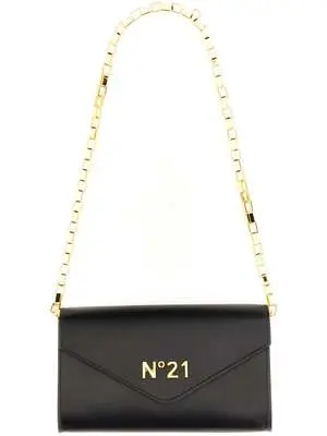 N°21 Wallet With Chain And Logo
