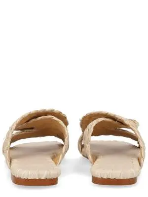 CastaÑer Padme Raffia Sandal - Ivory