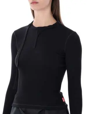 DIESEL® Long-sleeve Ribbed Top