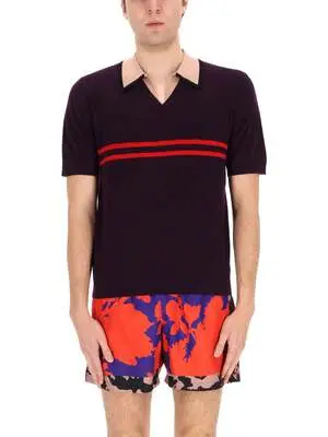 Dries Van Noten Polo 'molar - Purple