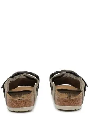 BIRKENSTOCK Kyoto Narrow Fit Slides - Beige