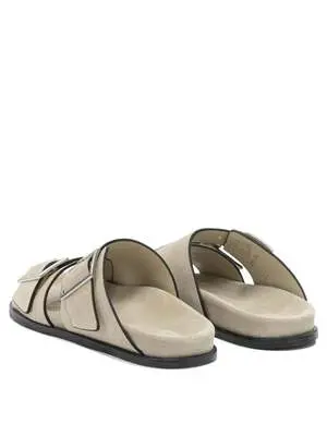 ALOHAS Alba Suede Sandals - Beige