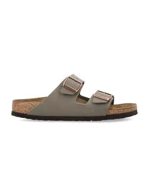 BIRKENSTOCK Arizona Flat Sandals - Stone