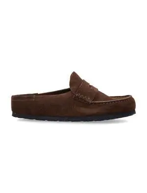 BIRKENSTOCK Suede Naples Flats - Carafe