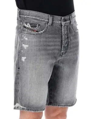DIESEL® Regular-short Five-pocket Denim Shorts