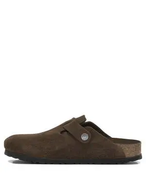BIRKENSTOCK Boston Sabots - Brown