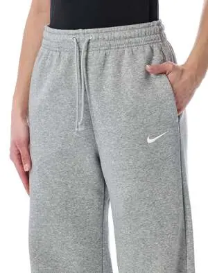 Nike Wide-leg Brushed Fleece Trousers - Grey
