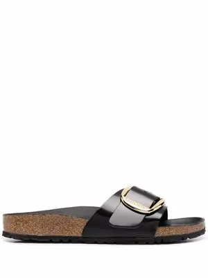 BIRKENSTOCK Madrid Leather Sandals - Black