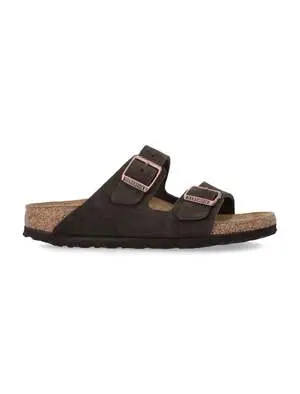 BIRKENSTOCK Arizona Suede Sandals - Mokka