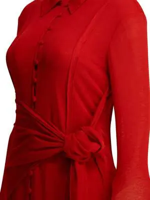 GANNI Long Chemise Dress
