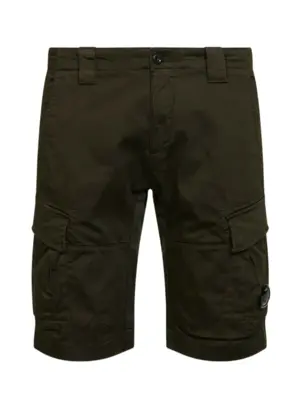 C.P. COMPANY Bermuda Cargo Sateen Stretch - Green