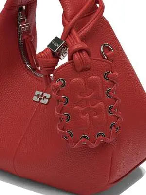 GANNI Small Hobo Handbag - Red