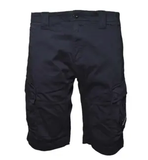 C.P. COMPANY Bermuda Cargo Sateen Stretch - Blue