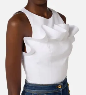 Elisabetta Franchi Ruffle Top