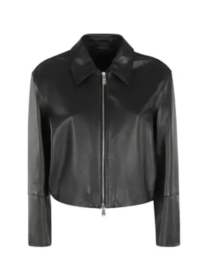 Dondup Leather Outerwear For Women
