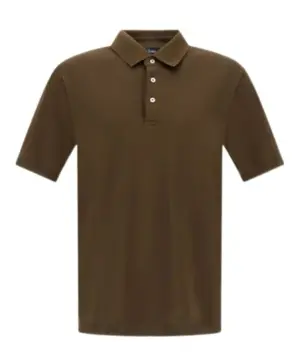 Herno Knitted Polo Shirt - Green