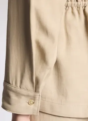 FAY Overshirt In Viscose And Linen - Rope