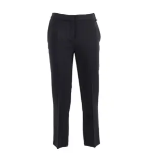 Elisabetta Franchi Logo Charm Pants - Black