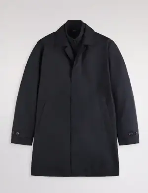 FAY Morning Db Front Raincoat - Blue
