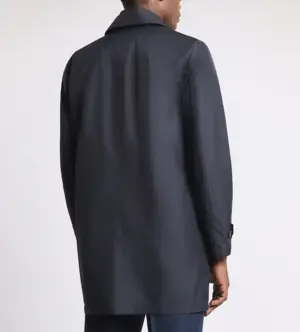 FAY Morning Db Front Raincoat - Blue