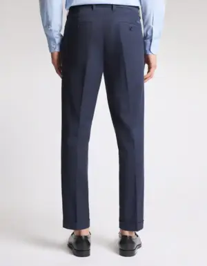 FAY Slim-fit Capri Pants - Blue