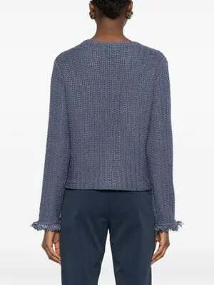 Emporio Armani Cotton-blend Blazer - Blue