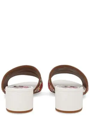 Dolce & Gabbana Embroidered Sandal