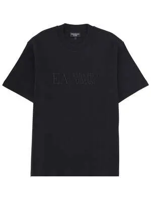 Emporio Armani T Shirt With Icon Embroidery