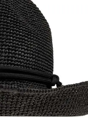 Emporio Armani Cloche Hat - Black