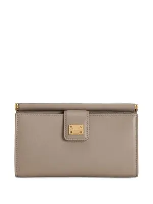 Dolce & Gabbana Leather Phone Bag - Leather Brown
