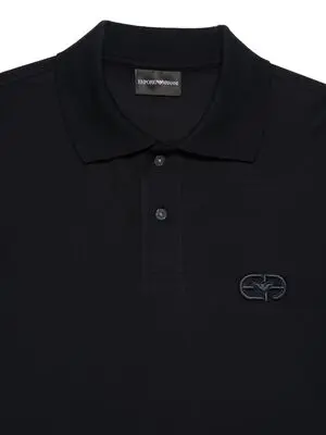 Emporio Armani Logo Cotton Polo Shirt