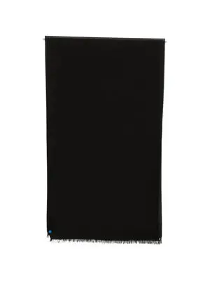 Emporio Armani Cotton Blend Scarf - Black